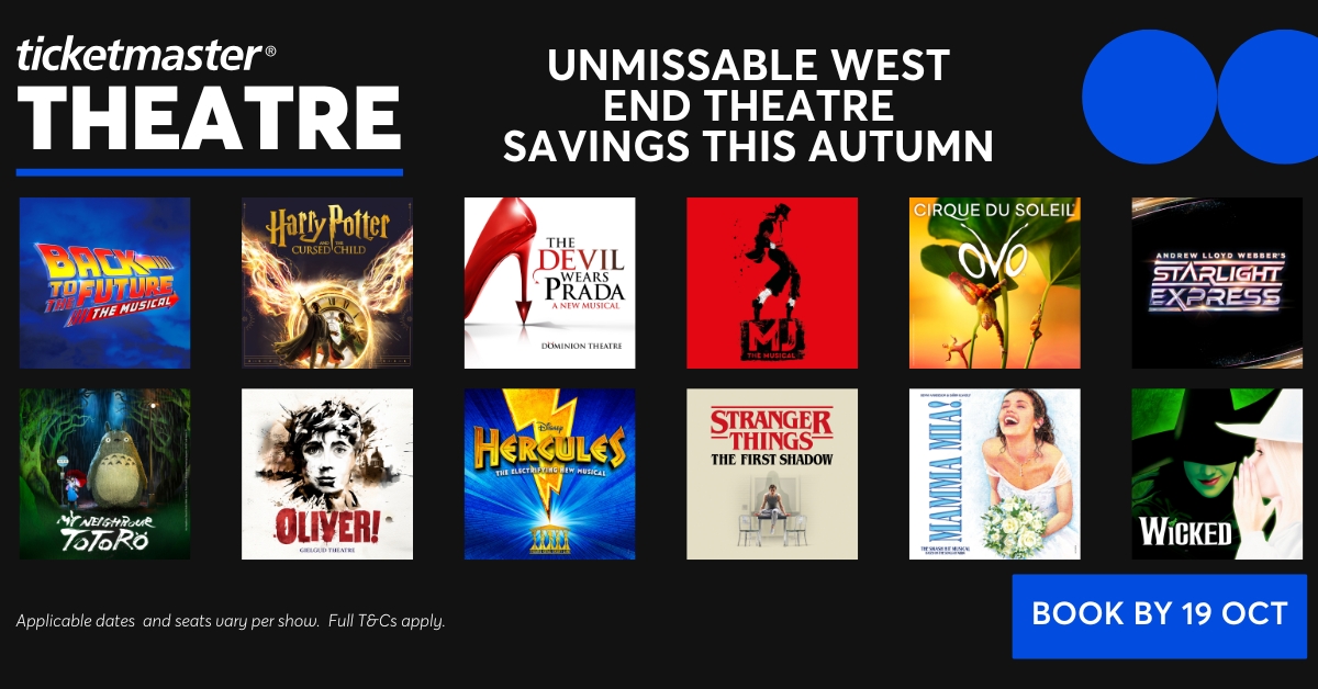 Ticketmaster Gift Card Special – Awards.WhatsOnStage.com